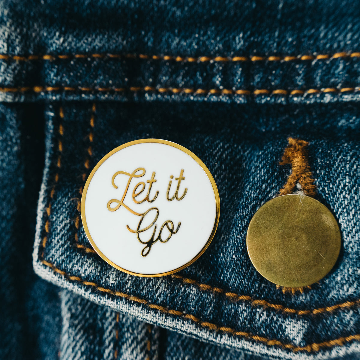 Let it Go Enamel Pin – Mindful Things Co.
