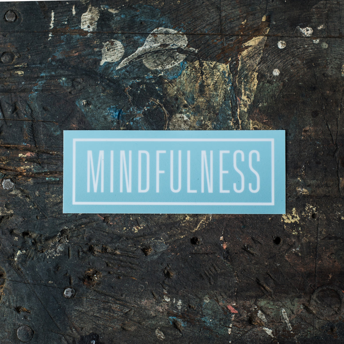 Mindfulness Vinyl Sticker – Mindful Things Co.